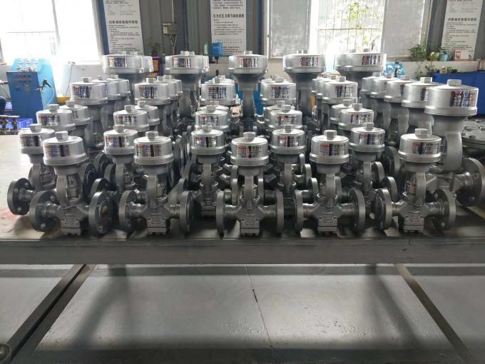 Max 40 Bar High Temperature Piston Operated Control Valve